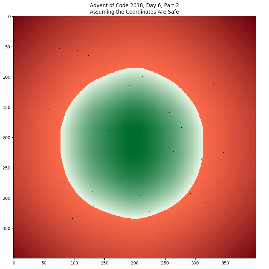 [2018 Day 6] Four-color Visualization : r/adventofcode